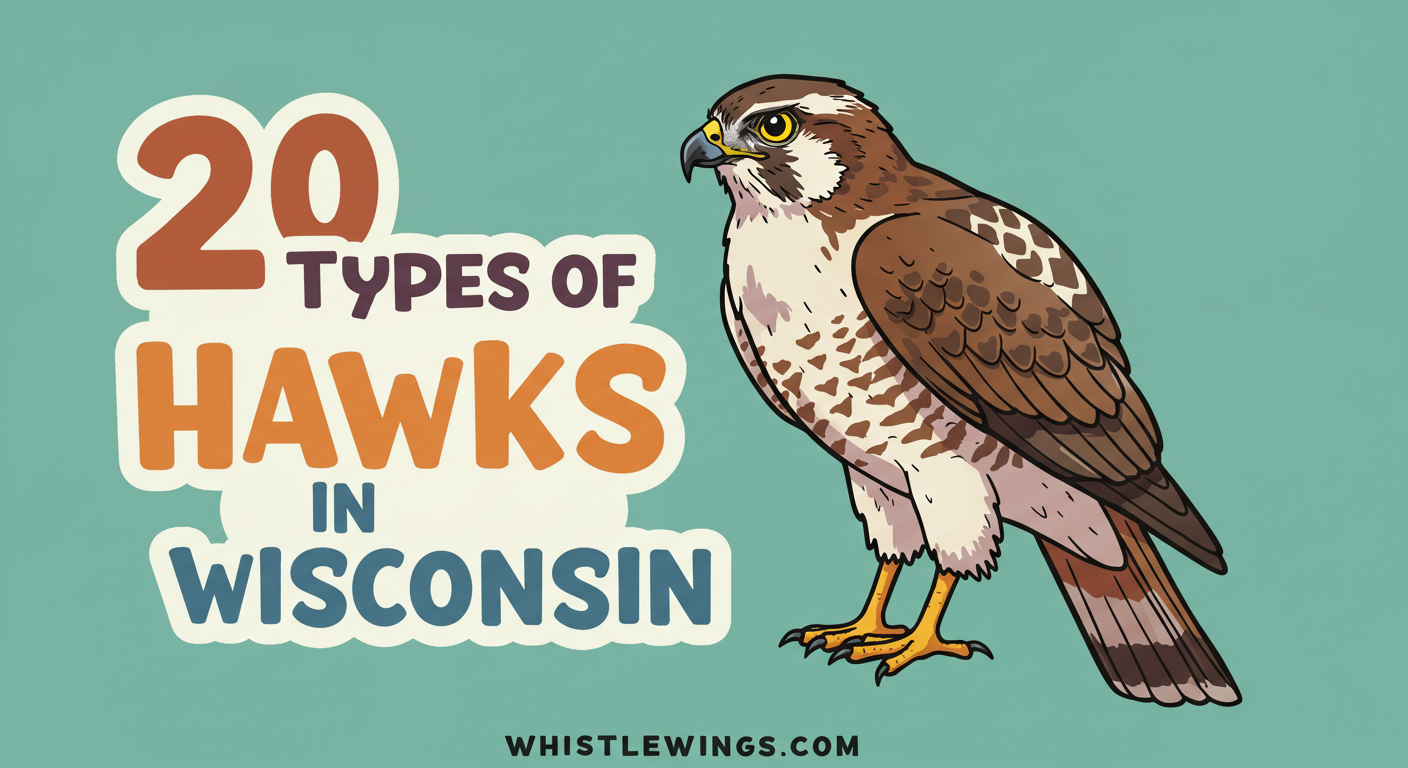 20 Types of Hawks in Wisconsin & How to Identify!