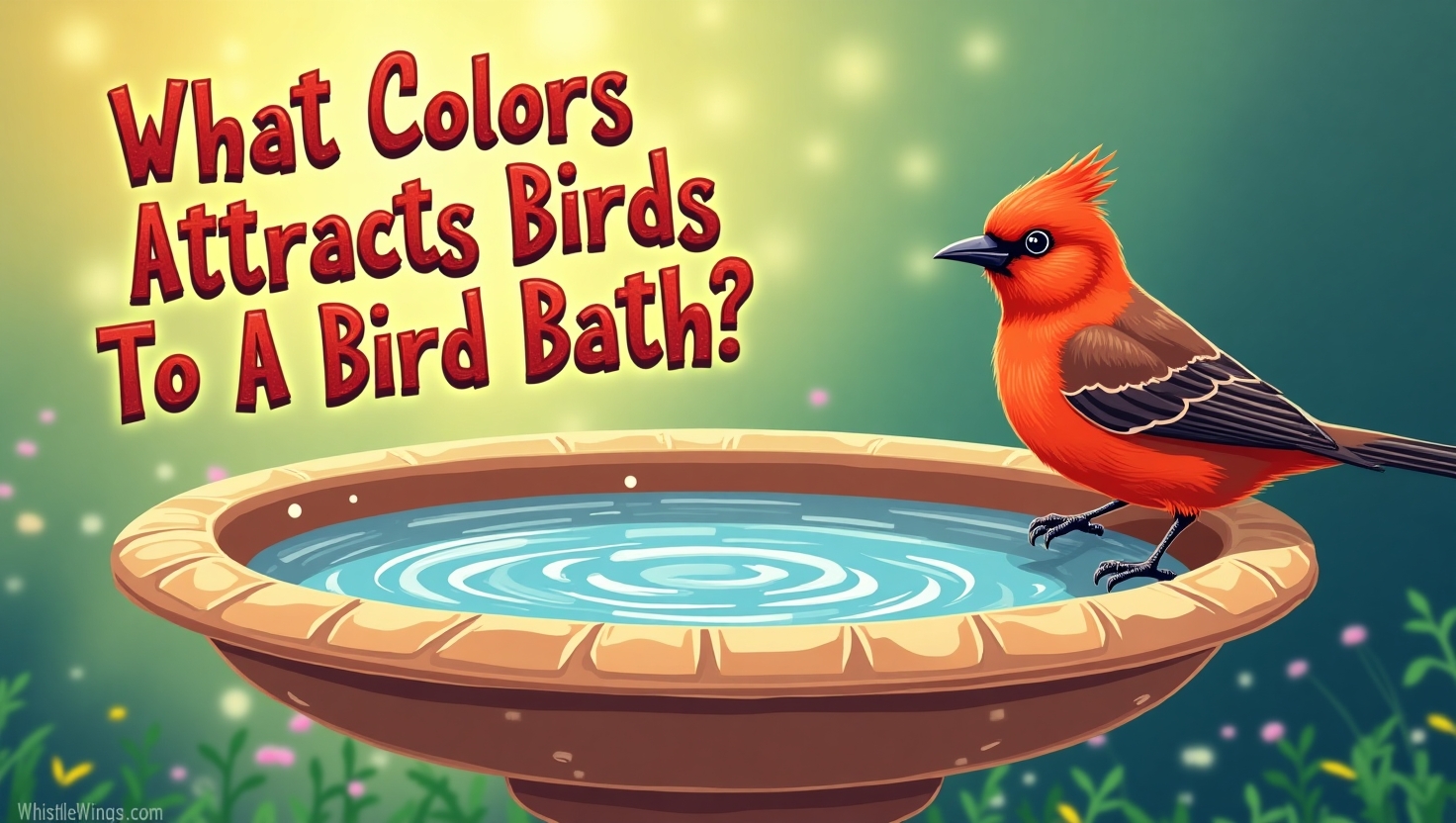 What Colors Attracts Birds To A Bird Bath?